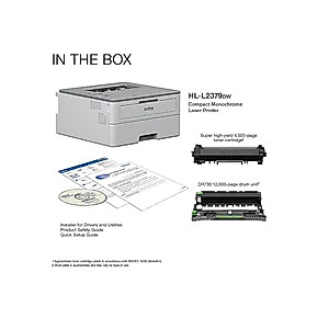 Brother HL-L2379DW Wireless Black & White Laser Printer (012502668886) (HLL2379DW)