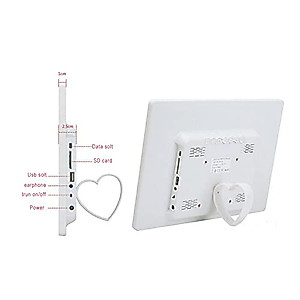 15 Inch Screen LED Backlight HD 1280 * 800 Digital Photo Frame Electronic Album Picture Music Movie Full Function Good Gift (Color : C, Size : US Plug)
