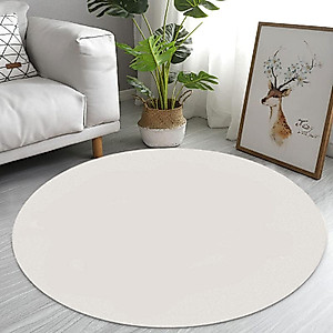Round Area Rug Black Moon Phase Flower Doormat Non-Slip Floor Mat Decoration Comfy Carpet for Home Bedroom Living Room Carpet 80 * 80cm/31 * 31inch