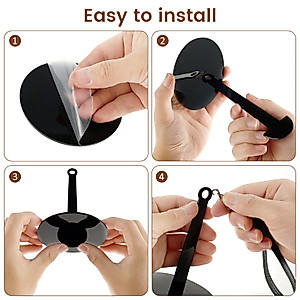 NEMTMCUA 2Pcs Wrist Yarn Holder Portable Acrylic Mini Yarn Minders Wrist Pendant Yarn Ball Holder Crochet Wrist Holder String Dispenser with Wrist Strap Lightweight Wrist Yarn Ball Holder for Women