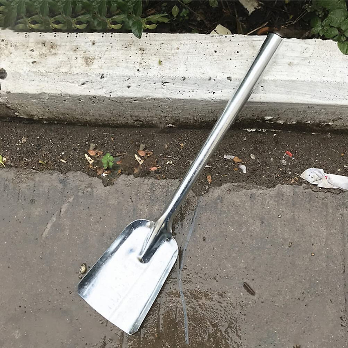 NUOBESTY Fireplace Ash Shovel 16 Inch Handle Coal Ash Shovel Cleaning Coal Shovel Hand Tools Gardening Shovel