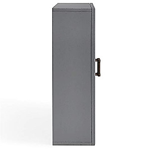 Pemberly Row Medicine Cabinet in Vintage Gray