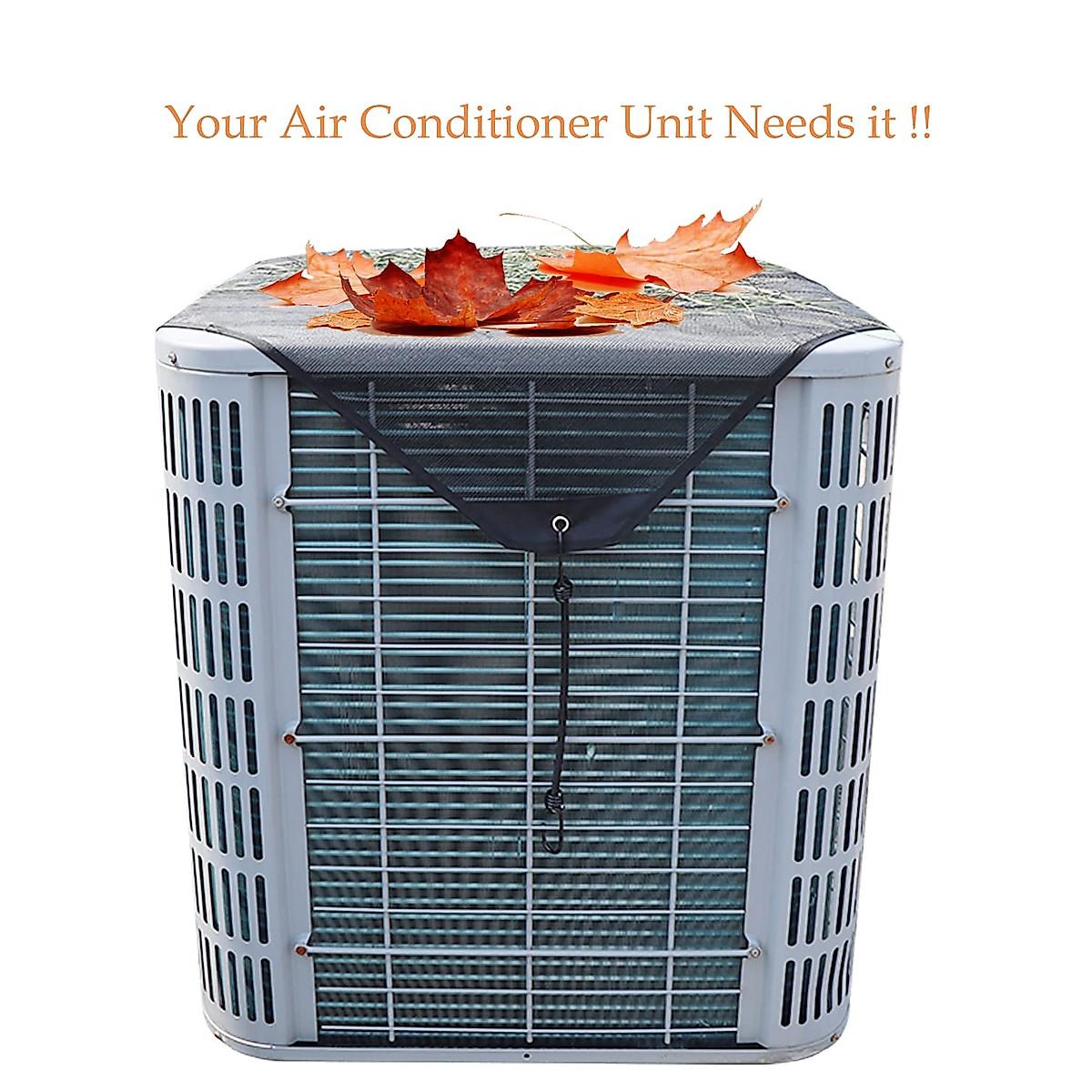 Boyoci Central Air Conditioner Cover for Outside Units, Durable Universal Outdoor AC Cover Defender for All Seasons (Mesh, 36" x 36")