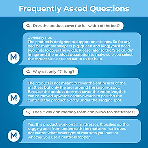 Meliusly® Sagging Mattress Support Pad (47x25'' - Medium) Patent Pending Mattress Firming Pad to Make Mattress Firmer - Saggy Bed Mattress Sag Support Board - Sinking Mattress Fix Firm Insert