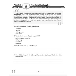 7th Grade Social Studies: Daily Practice Workbook | 20 Weeks of Fun Activities | History | Government | Geography | Economics | + Video Explanations for Each Question (Social Studies by ArgoPrep)