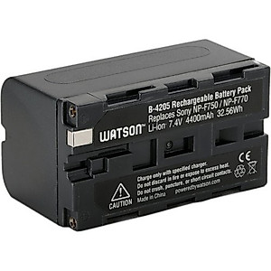 Watson NP-F770 Lithium-Ion Battery Pack (7.4V, 4400mAh)