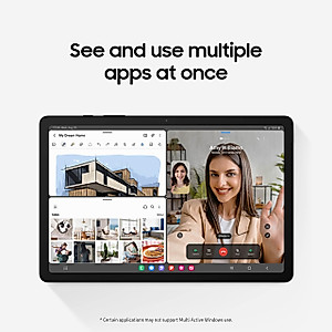 SAMSUNG Galaxy Tab A9+ 10.9” 64GB Android Tablet, Big Screen, Quad Speakers, Upgraded Chipset, Multi Window Display, Slim, Light, Durable Design, US Version, 2023, Graphite (Renewed)