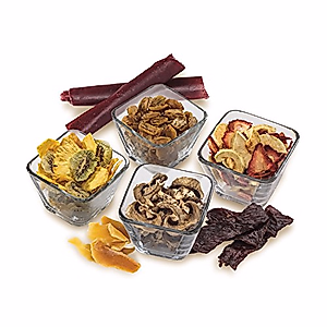 Hamilton Beach Digital Food Dehydrator for Fruit and Jerky, Vegetables and More, 5 Trays, Adjustable Temperature, 48 Hour Timer + Auto Shutoff, Grey (32100A)