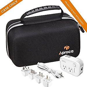 Aproca Hard Storage Travel Case, for FOVAL Power Step Down 220V to 110V / 240V to 100V Voltage Converter