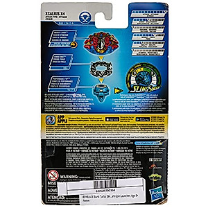 BEYBLADE Burst Turbo Slingshock Xcalius X4 Starter Pack -- Battling Top and Right/Left-Spin Launcher, Age 8+