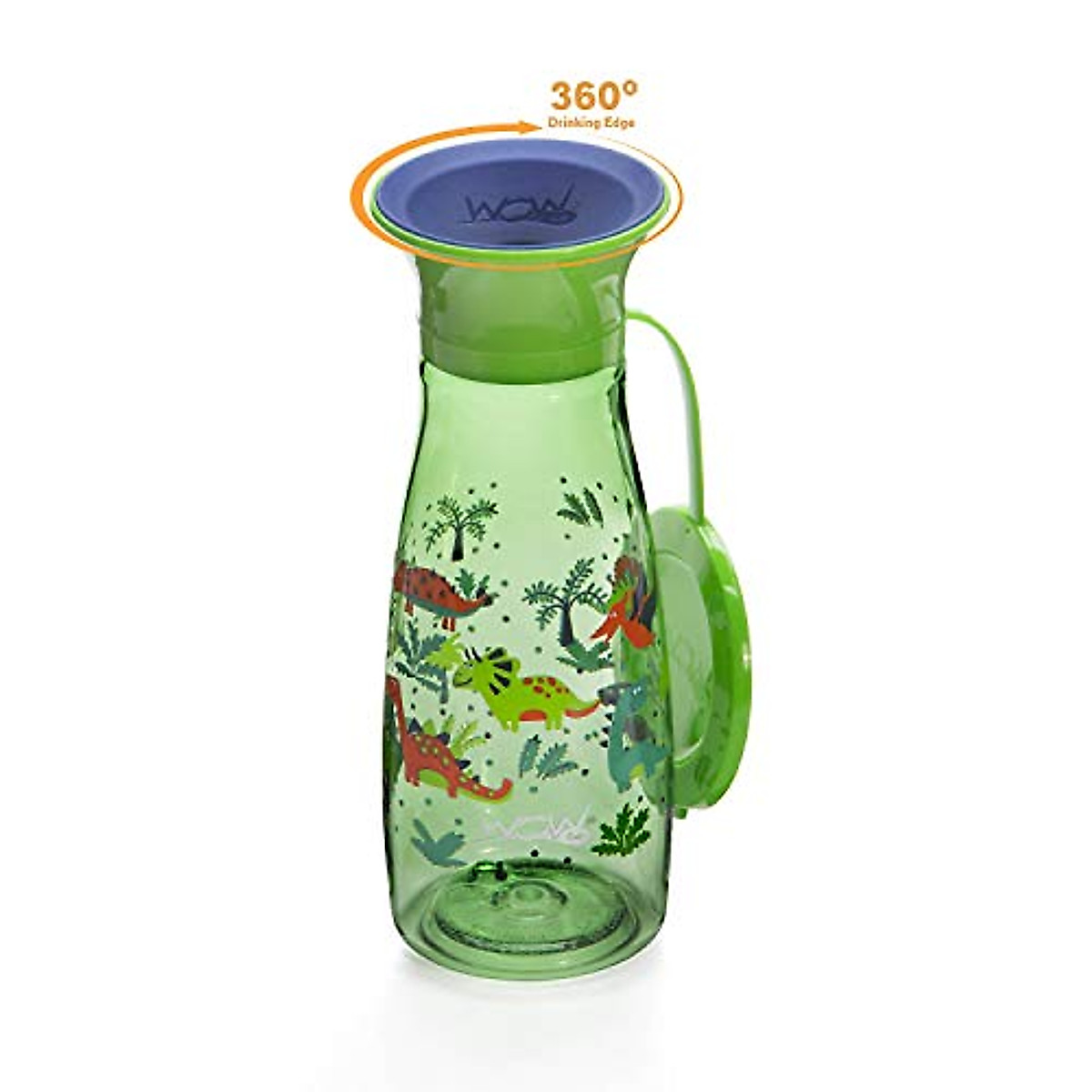 WOW CUP MINI 360 Sippy Cup, Green, 12 oz / 350 ml