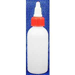 APAK GOODS 10-2oz Refillable Artist's Bottle with Twist Open/Close Nozzle. Bullet Bottle