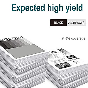 125A Black Toner Cartridge Replacement for HP 125A CB540A for Color Laserjet CM1312 MFP Series, Color Laserjet CP1215, CP1515, CP1518 Series Printer Ink (1 Pack)