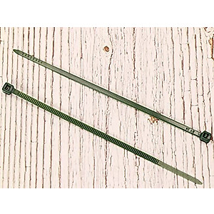 Mini Skater 4 Inch Multi-Color Multi-Purpose Nylon zip Ties (4 inch, 200pcs Dark green)
