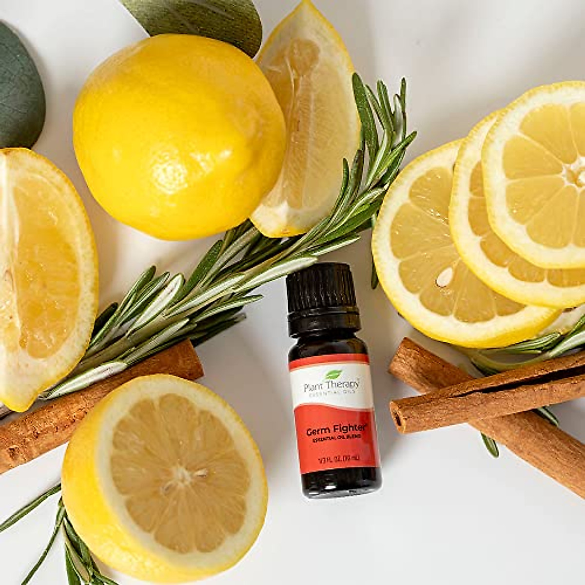 Plant Therapy Germ Fighter Essential Oil Blend 100% Pure, Undiluted, Natural Aromatherapy, Therapeutic Grade 30 mL (1 oz)