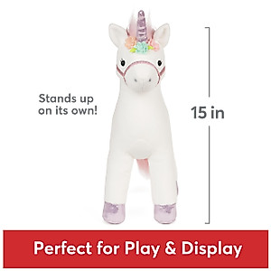 GUND Lily Rose Unicorn Stuffed Animal Plush Toy for Ages 1 and Up, White, 15”