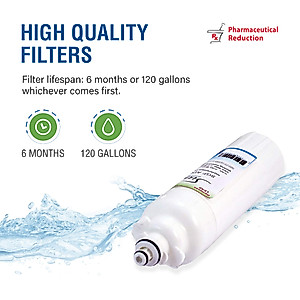 SGF-ADQ401 Rx Pharmaceutical Replacement water filter for LT800P,ADQ73613401, ADQ72910901 by Swift Green Filters (1pack)