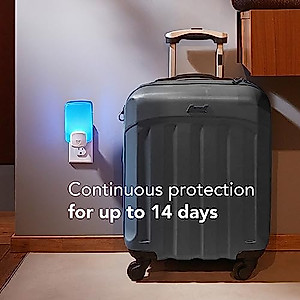 Raid Essentials Flying Insect Light Trap Starter Kit, 2 Plug-In Devices + 2 Cartridges, Featuring Light Powered Attraction
