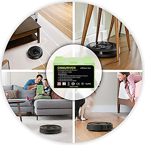 CHAUNVEN 14.4V 2600mAh I7 Battery for iRobot Roomba I7 Battery I Series and E Series i7 i7+ i3 i4 ABL-D1 4624864 e5 e6 Lithium Ion Battery