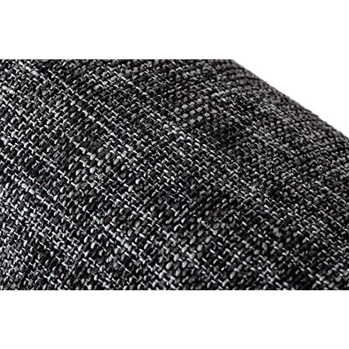 Limari Home Csilla Collection Mid-Century Style Fabric Upholstered Loveseat with Solid Rubberwood Frame in Walnut, Gray