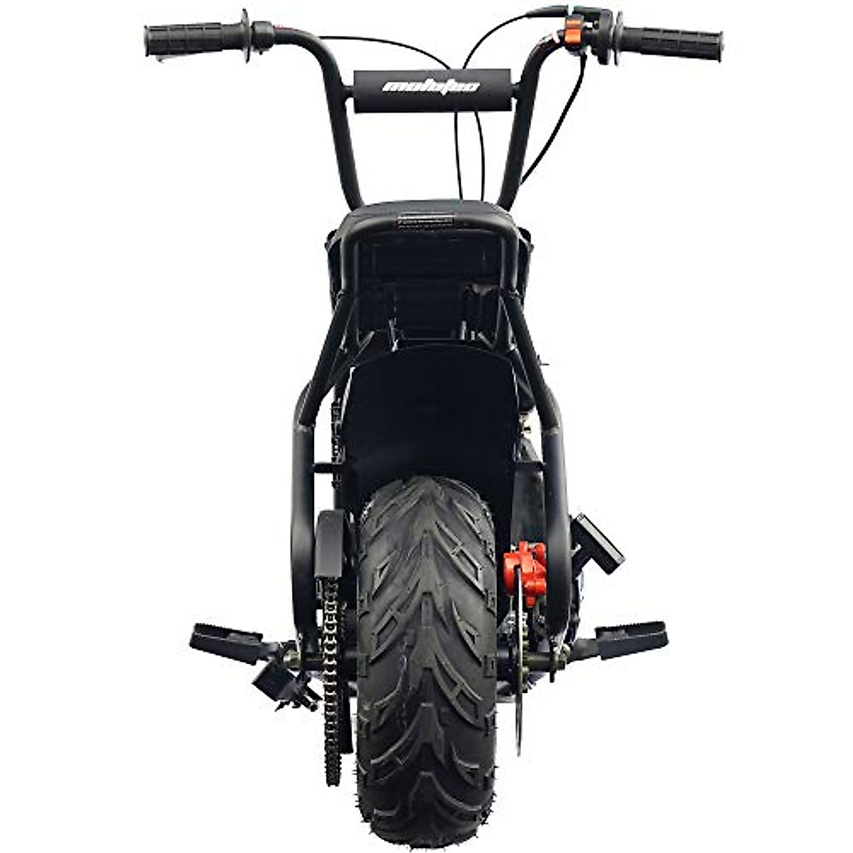 MotoTec 105cc 3.5HP Gas Powered Mini Bike, Black, (MT-MiniBike-105cc_Black)