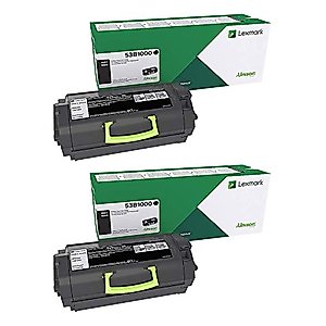 Lexmark 53B1000 MS817 Black Toner Cartridge 2-Pack