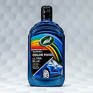 Turtle Wax 52709 Color Magic Car Paintwork Polish Restores Colour & Shine Blue 500ml