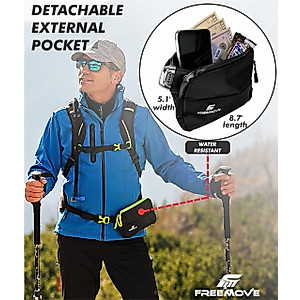 FREEMOVE Hydration Water Backpack 3in1 with 2L Bladder & Insulated Backpack Cooler Bag - a Complete Hydration Solution - Ideal Hydro Camel Back Pack for Hiking, Biking, Running, Cycling, MTB & Rave