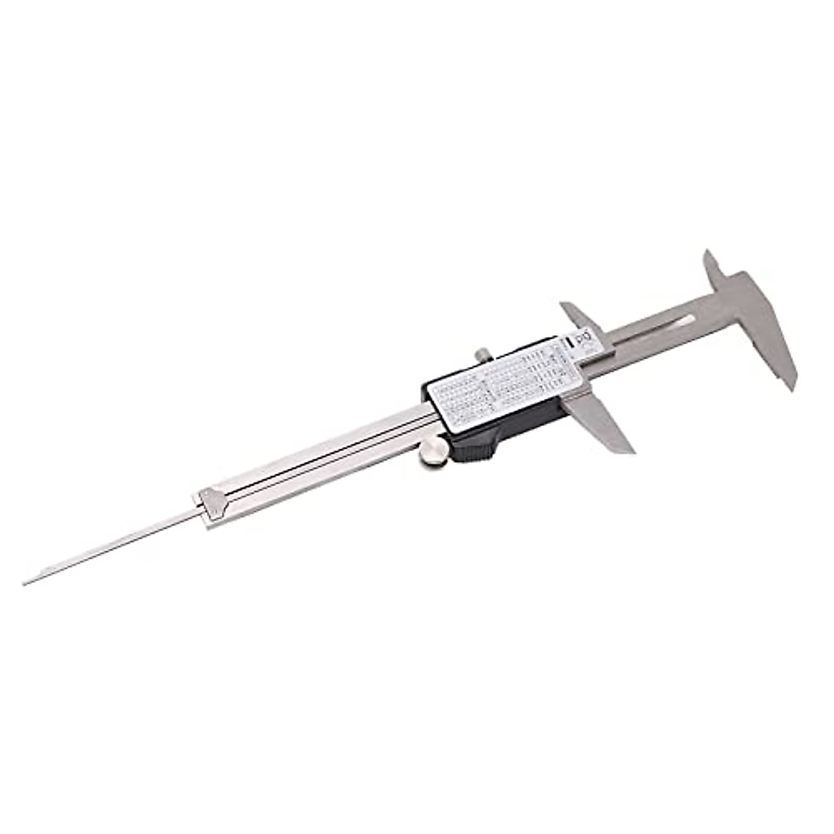 Digital Display Caliper, Electronic Vernier Caliper 0‑150mm Multifunctional Metric inch Conversion with 180mah Battery for Measuring Diameter Depth