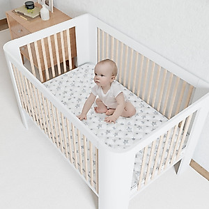 Mini Crib Mattress Pad, Premium Memory Foam Mini Crib Mattress Pad 38" x 24" with Soft Removable Cover, Fits for Dream On Me, Davinci & Delta Children Mini Crib