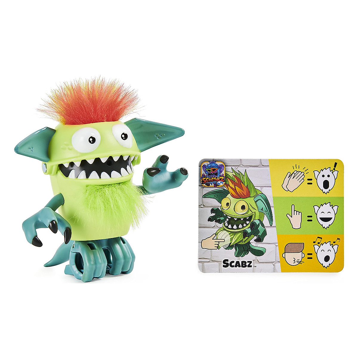 Scritterz, Scabz Interactive Collectible Jungle Creature Toy with Sounds and Movement, for Kids Aged 5 and up