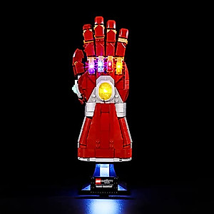 LIGHTAILING Light for Lego-76223 Nano Gauntlet - Led Lighting Kit Compatible with Lego Building Blocks Model - NOT Included The Model Set