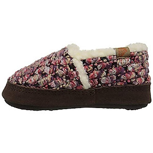 Acorn Unisex-Child L'il Jam Moc Slipper, Raspberry, 3-4 Big Kid