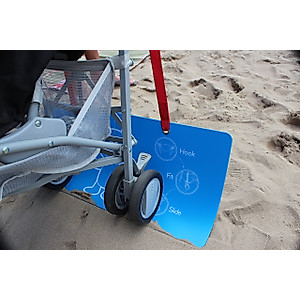 SandSliders - Aid to Ease Movement of Stroller over Sand