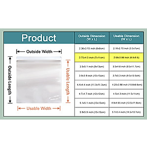 5.9mil Clear Jewelry Anti Oxidation Bag Zipper Lock Clarity Packet for Zip Resealable Closure Lock Pouch Plastic Grip Seal Pack for Bracelet Rings Earrings (30, 2.75x4.3 inch)