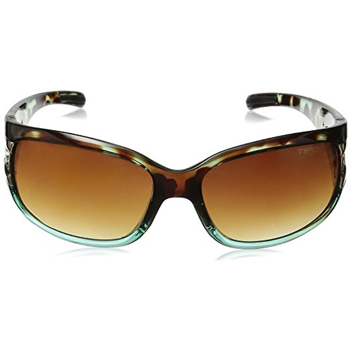 Tifosi Women's Lust Wrap Sunglasses, Blue Tortoise, 134 mm
