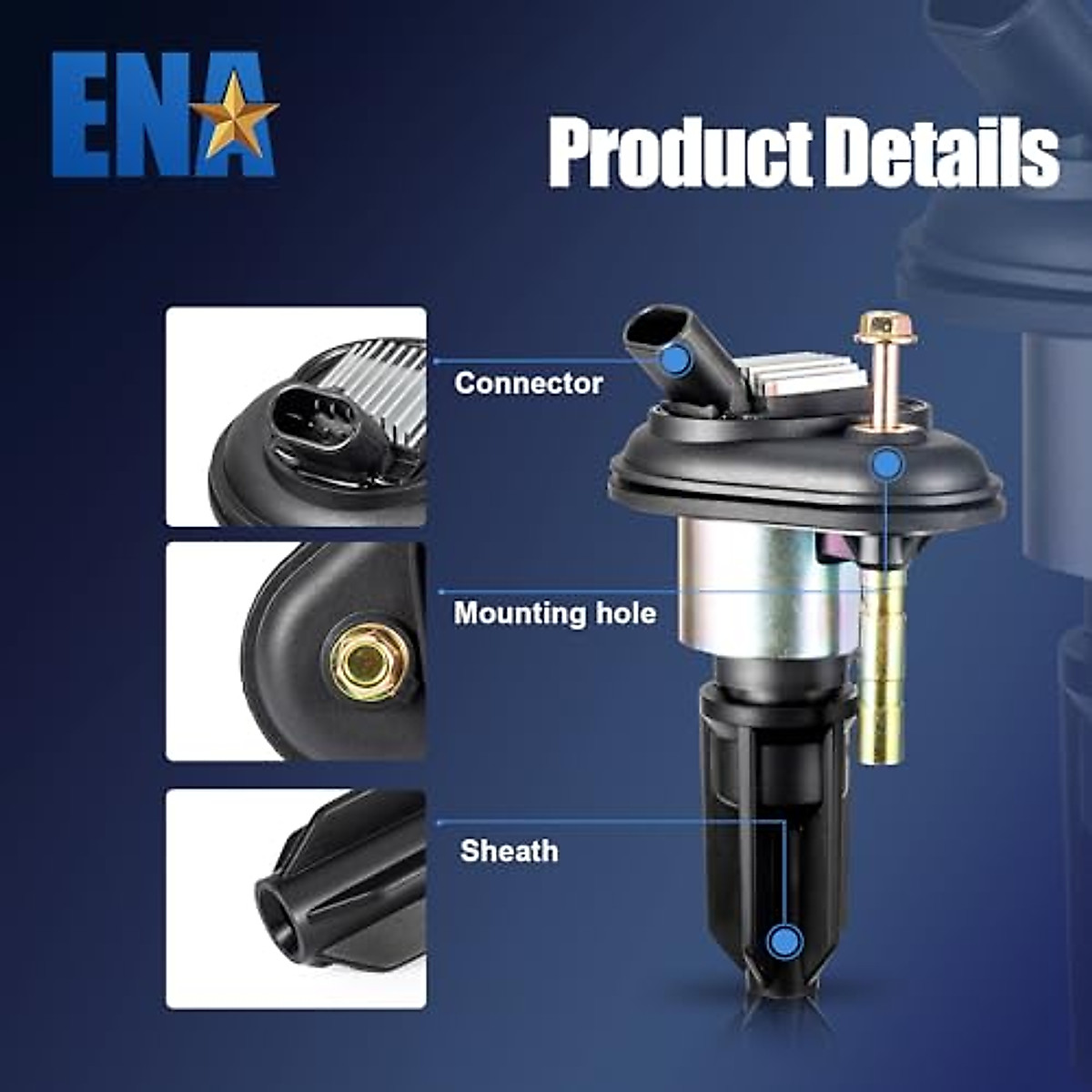 ENA Set of 6 Ignition Coil Pack Compatible with Chevy GMC Isuzu Hummer Saab Buick Trailblazer Envoy Rainer Colorado Canyon Ascender i-280 i-290 i-350 9-7x H3 2.8L 2.9L 3.5L 4.2L Replace# UF303 C1395