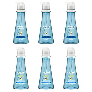 Method Gel Dish Soap, Sea Minerals, Biodegradable Formula, Tough on Grease, 18 Fl Oz (Pack of 6)