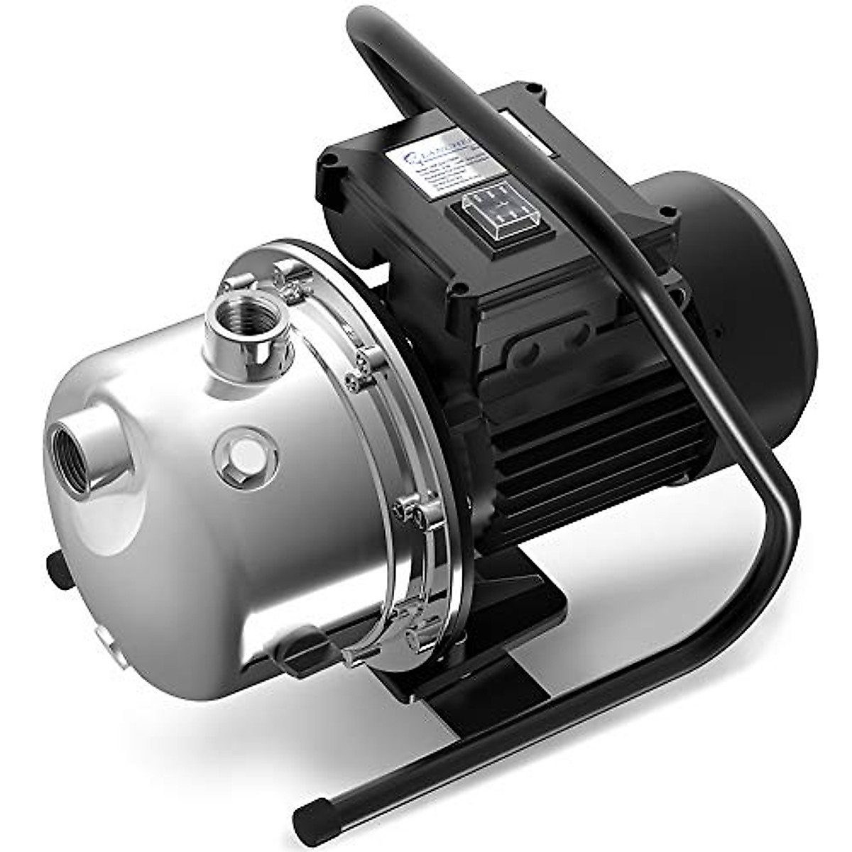 Lanchez 1.6 HP Shallow Well Pump Garden Pump，Portable Water Transfer Draining Irrigation Pump for Water Removal, Lawn Fountain Pump，Irrigation Pump 1162 GPH 147 Feet Height