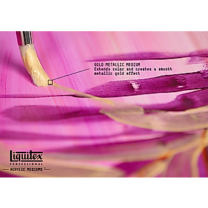 Liquitex Professional Effects Medium, 237ml (8-oz) Gold Metallic Medium