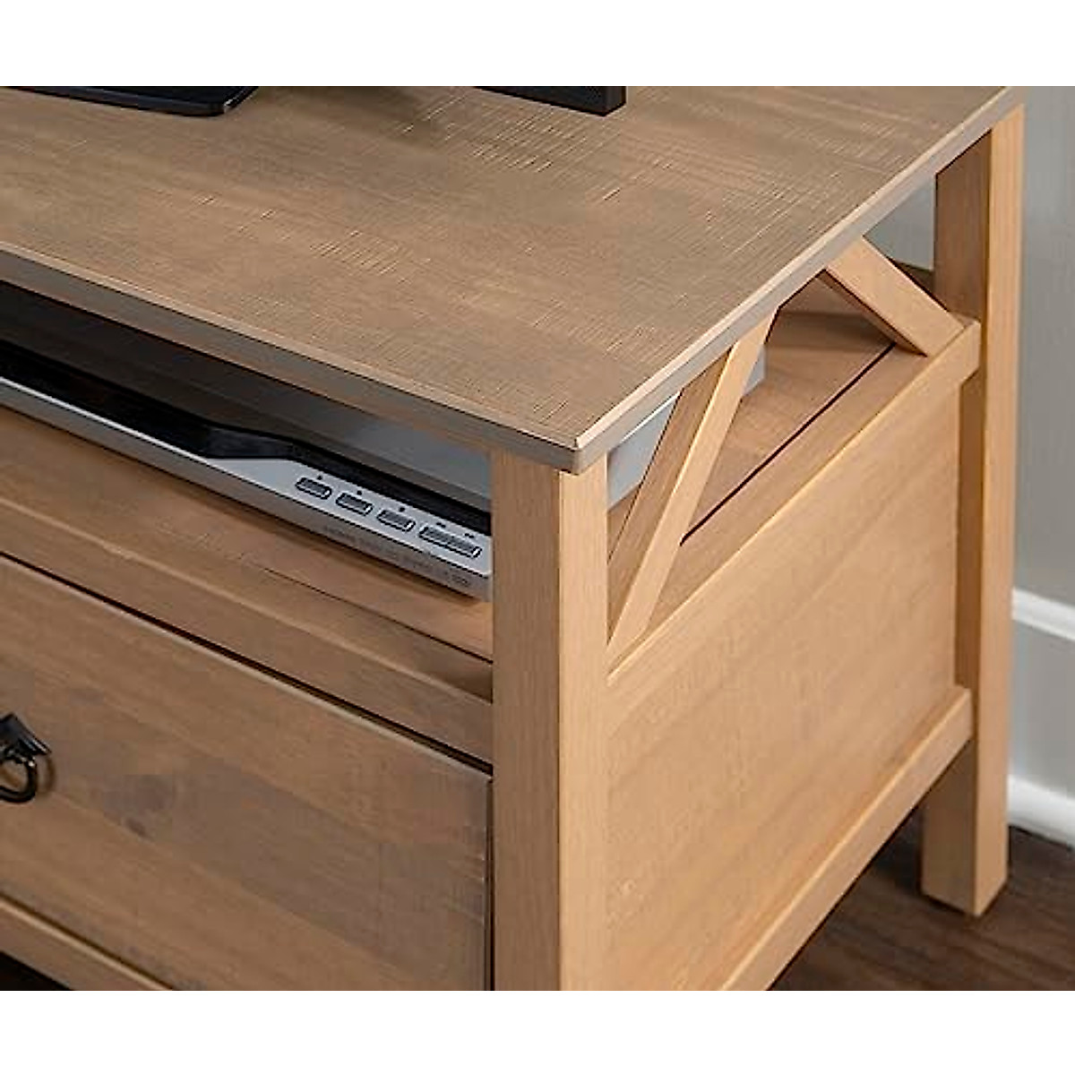 Linon Titian Driftwood TV Stand