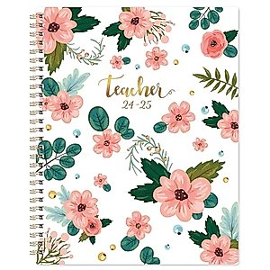 Teacher Planner 2024-2025 - Teacher Planner 2024-2025 Academic Year, July 2024 - June 2025, 8'' x 10'', Lesson Plan Book, Weekly & Monthly Lesson Planner with Quotes, Weekly Activity Schedule