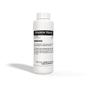 Ethylene Glycol High Purity - New Tamper-Evident Sealed Bottles 1000ml (32oz)