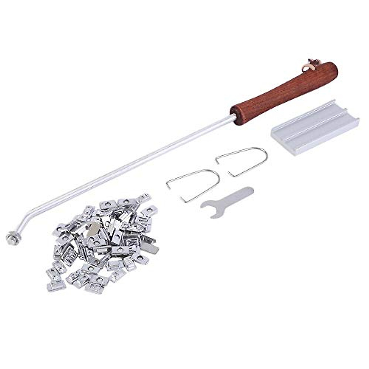 Anbt BBQ Branding Iron with Changeable Letters Perfect for Branding Steaks, Burgers, Chicken, Meat with Your Name Barbecue Steak Names Tool