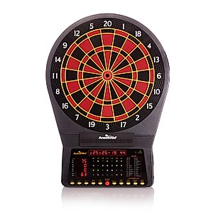 Arachnid Cricket Pro 750 Electronic Dartboard Features 36 Games with 175 Variations for up to 8 Players - Available with Optional Wood Dartboard Cabinet