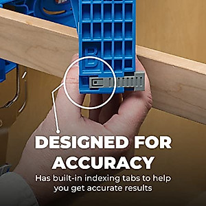 Kreg KHI-Slide Drawer Slide Jig - Drawer Slide Jig Kit - Drawer Slide Tool - for Cabinets, Drawers, Desks & More - Easily Install Drawer Slides - Set of 2