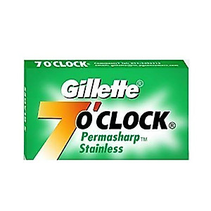 7 O'clock Super Stainless Double Edge Safety Razor Blades , 5 Count (Pack of 20)
