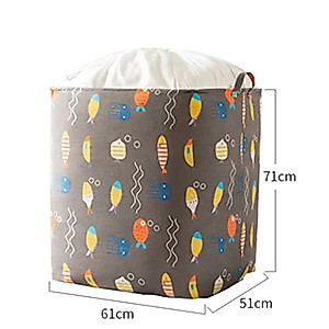 WALNUTA Storage Box Household Storage Clothes Bag Large Capacity Cloth Bag Quilt Clothes Storage Basket