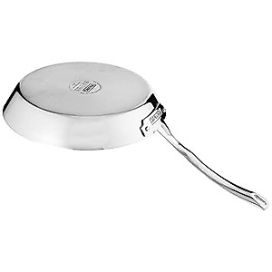 Viking Contemporary 3-Ply Stainless Steel Fry Pan, 12 Inch, Silver