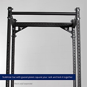 Titan Fitness T-3 Series Crossmember with Gussets, 2" x 3" Stabilizer Bar Power Rack Connector